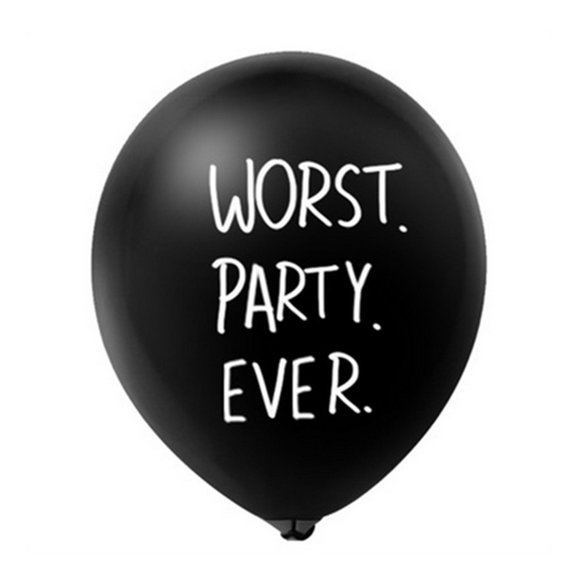 DRIKOR | Other | Worst Party Ever Happy Birthday Latex Balloon | Poshmark
